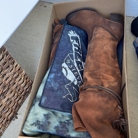 Freebird by Steven | Shoes | Freebird By Steven Blain Oil Suede Tall ...